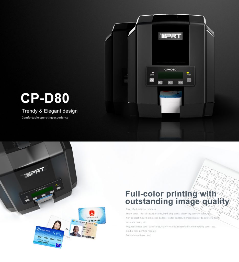 Máy in thẻ nhựa IDPRT CP-D80 - Sino Auto