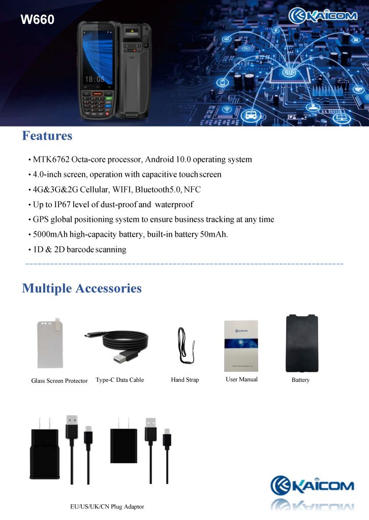 Máy tính di động KAICOM W660 - Sino Auto